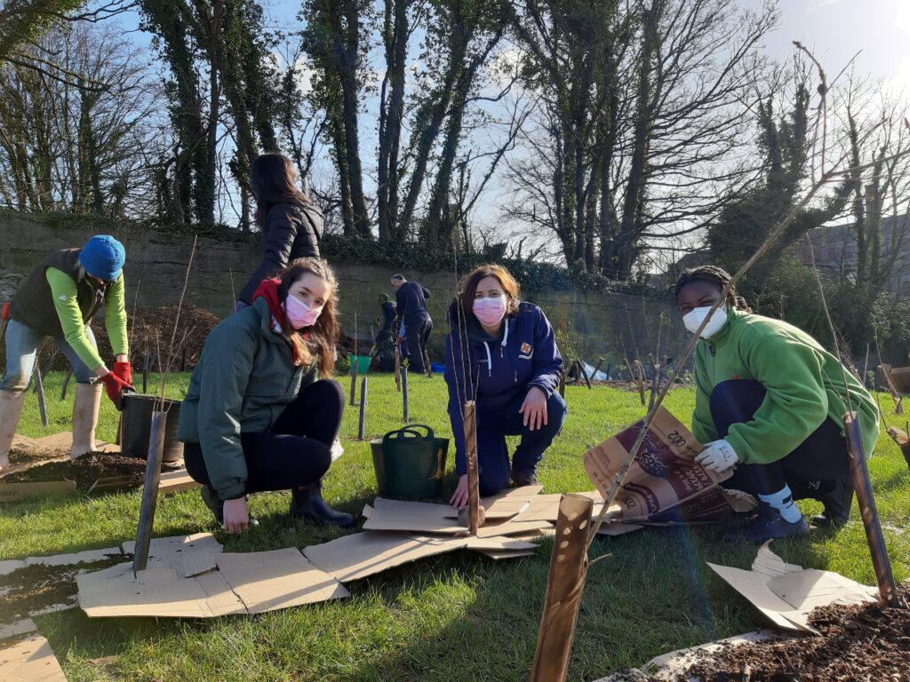 Staff and students from Midleton College, Cork. – LEAF